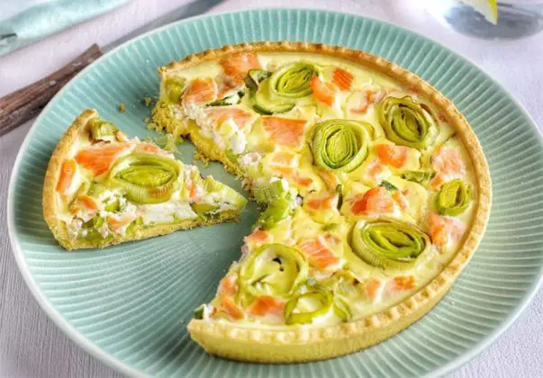 Tarte Aux Poireaux Et Saumon Cuisinethermomix Recettes Spéciales